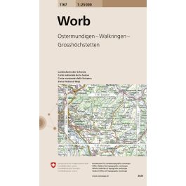 1167 Worb - Hiking Maps Switzerland | freytag & berndt
