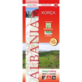 Albania hiking & biking Map 7, Korça 1:50.000 | freytag & berndt