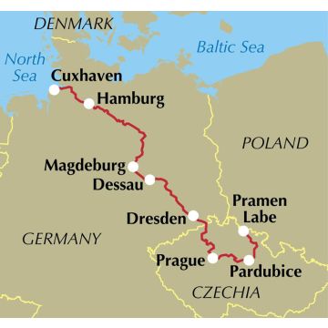 elbe river cycle path