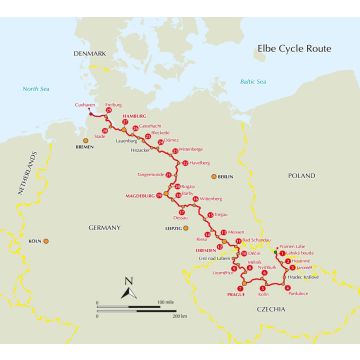 elbe river cycle path